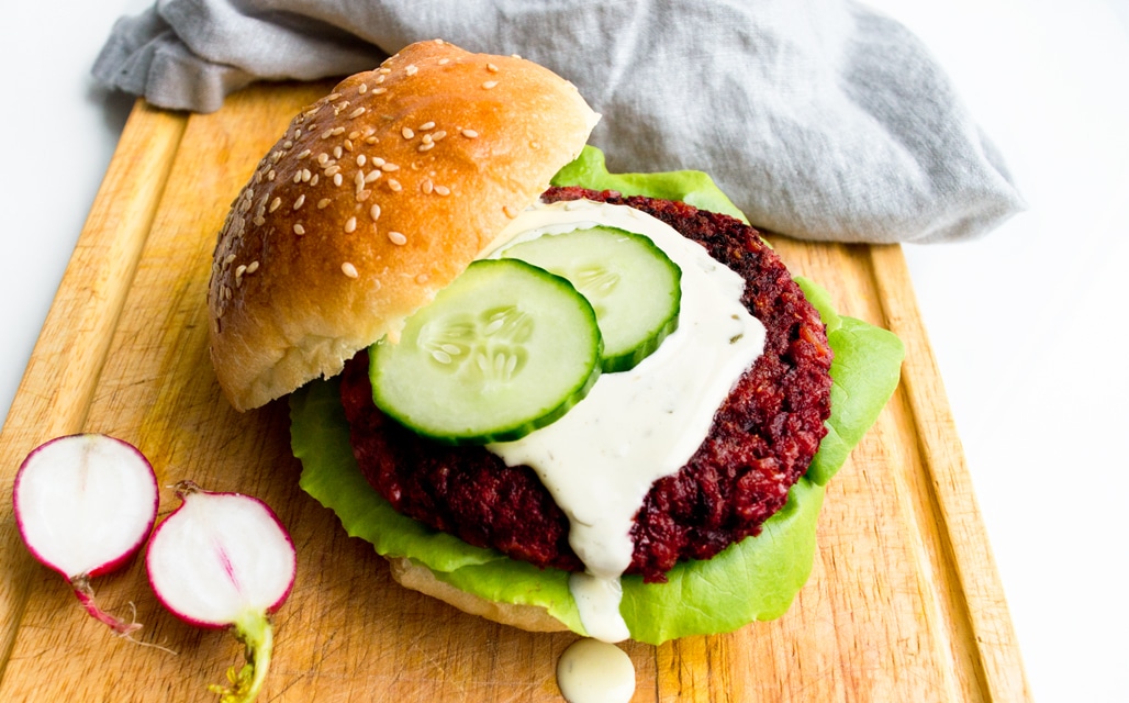 No Meat, No Wheat, No Dairy | Beet Burgers | Chef Sous Chef