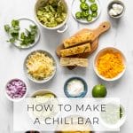 How to Make Homemade Chili for a Chili Bar | Chef Sous Chef