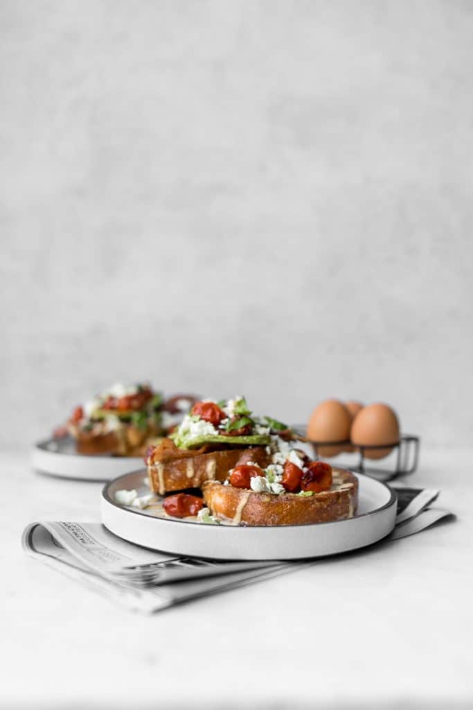 Spicy and Savory French Toast with Bacon, Tomato and Avocado - Chef ...