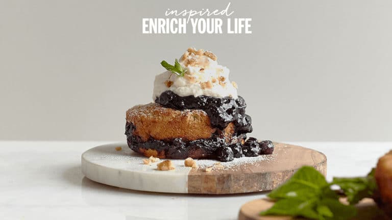 Baked Blueberry French Toast Cake | Chef Sous Chef