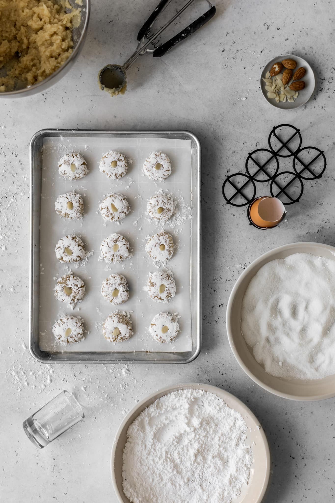 Crisp & Chewy Amaretti Cookies - Chef Sous Chef