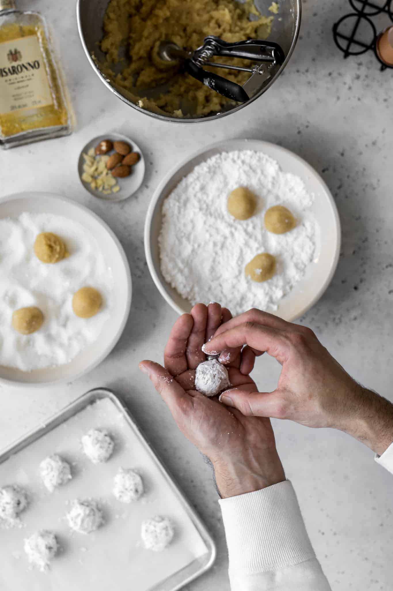 Crisp & Chewy Amaretti Cookies - Chef Sous Chef