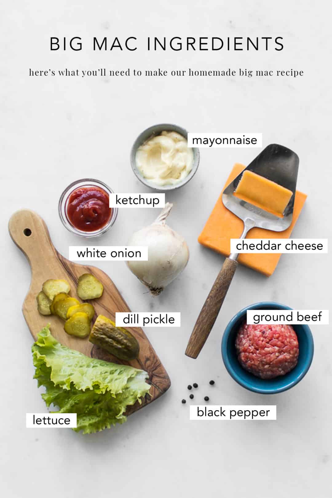 Homemade Big Mac Recipe with Secret Sauce - Chef Sous Chef