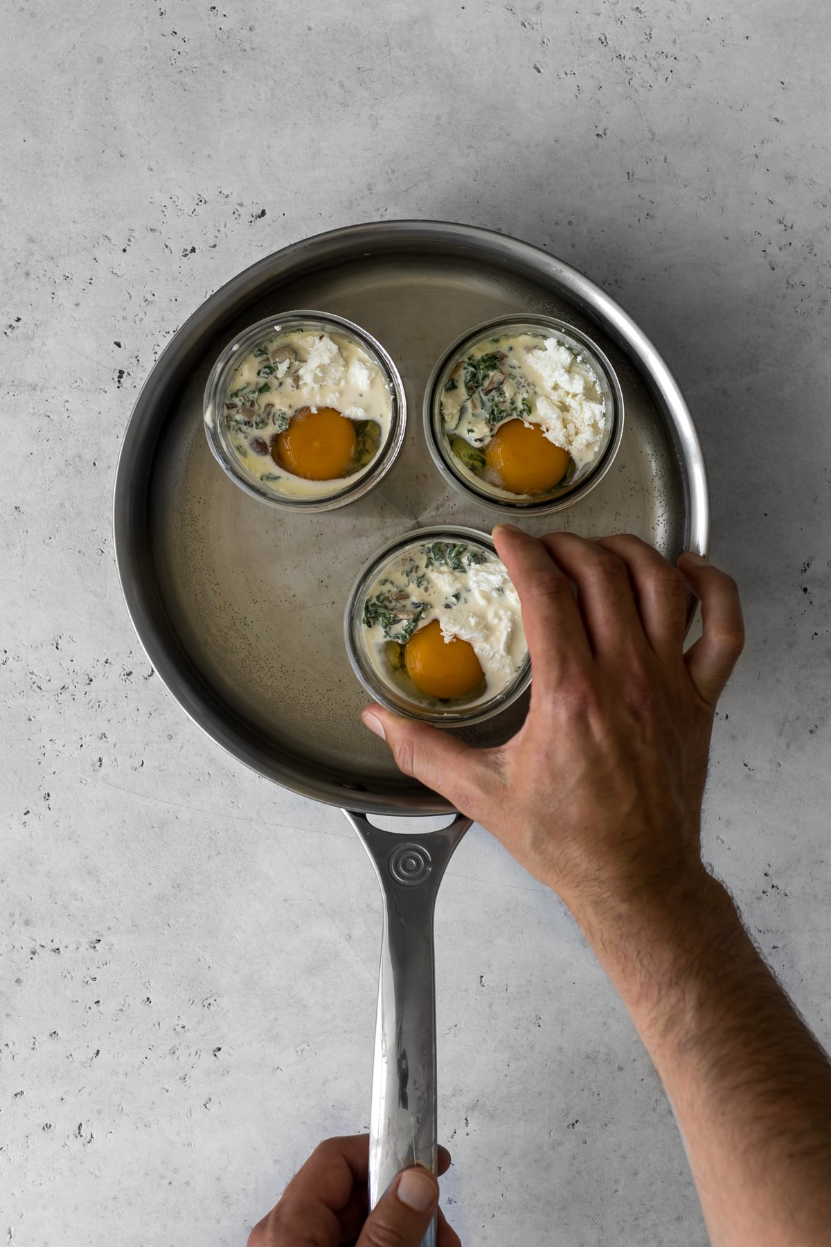 Coddled Eggs with Mushrooms and Kale - Chef Sous Chef