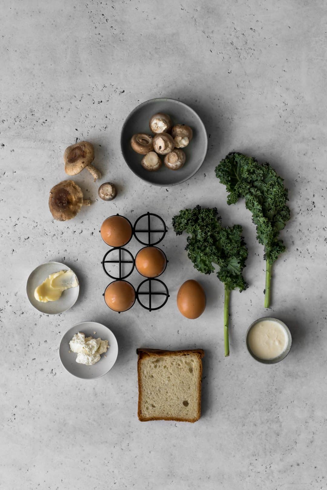 Coddled Eggs with Mushrooms and Kale - Chef Sous Chef