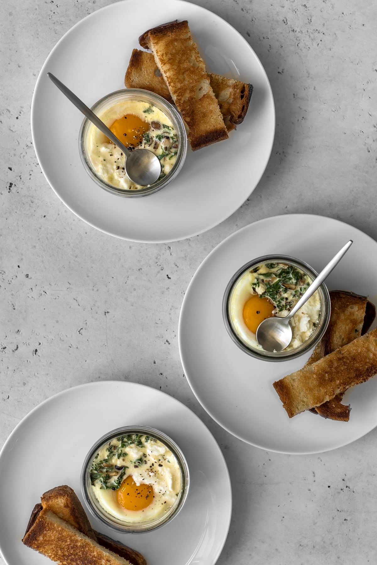 Coddled Eggs with Mushrooms and Kale | Chef Sous Chef