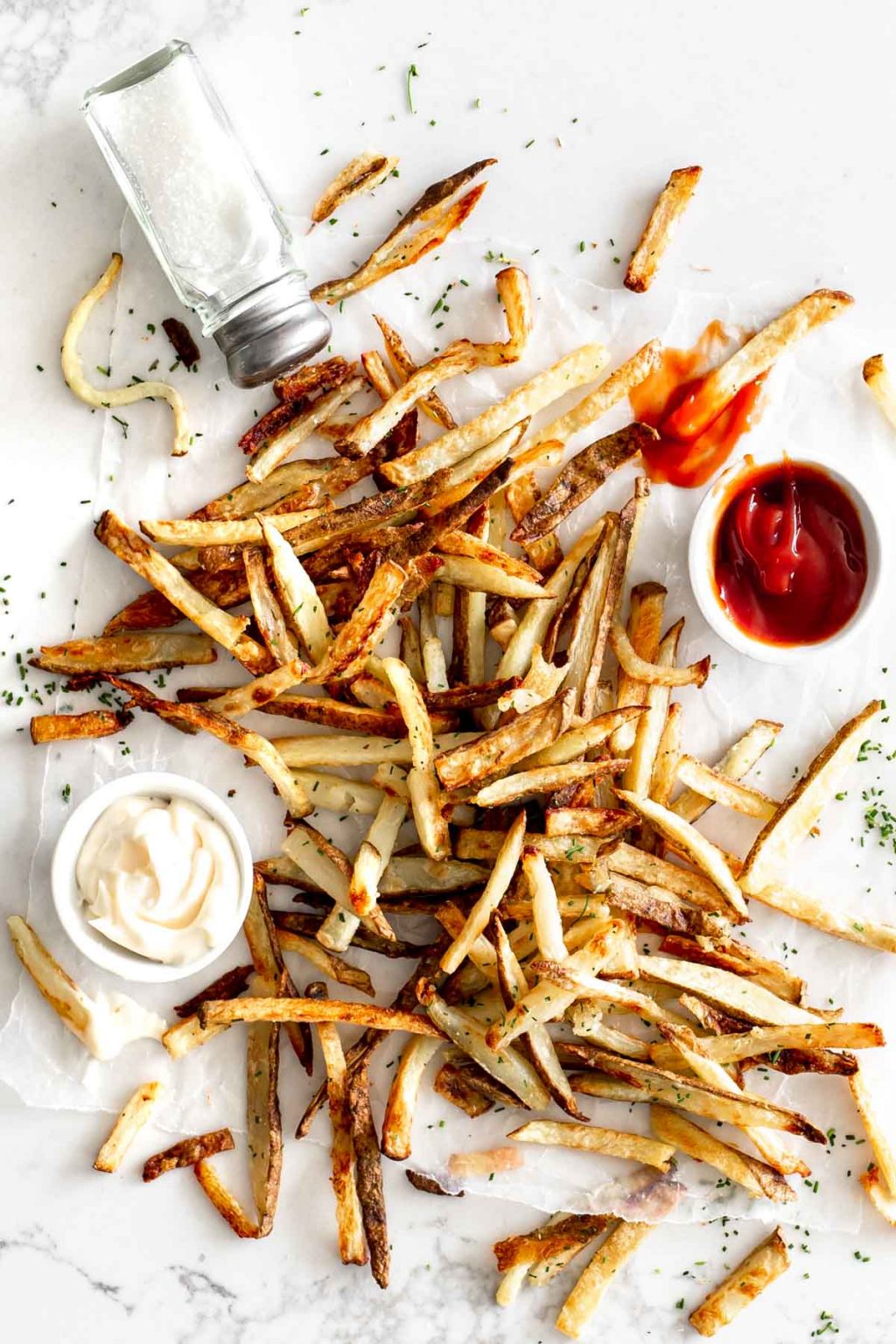 Crispy Oven Baked French Fries | Chef Sous Chef