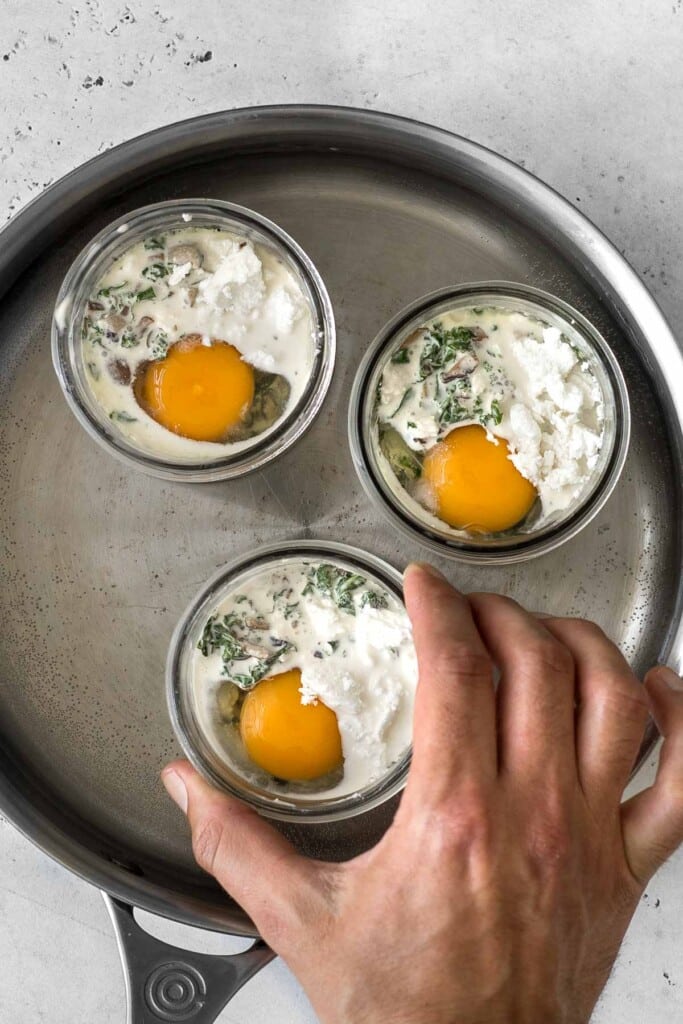 How to Coddle Eggs (Recipe with Mushrooms and Kale) - Chef Sous Chef