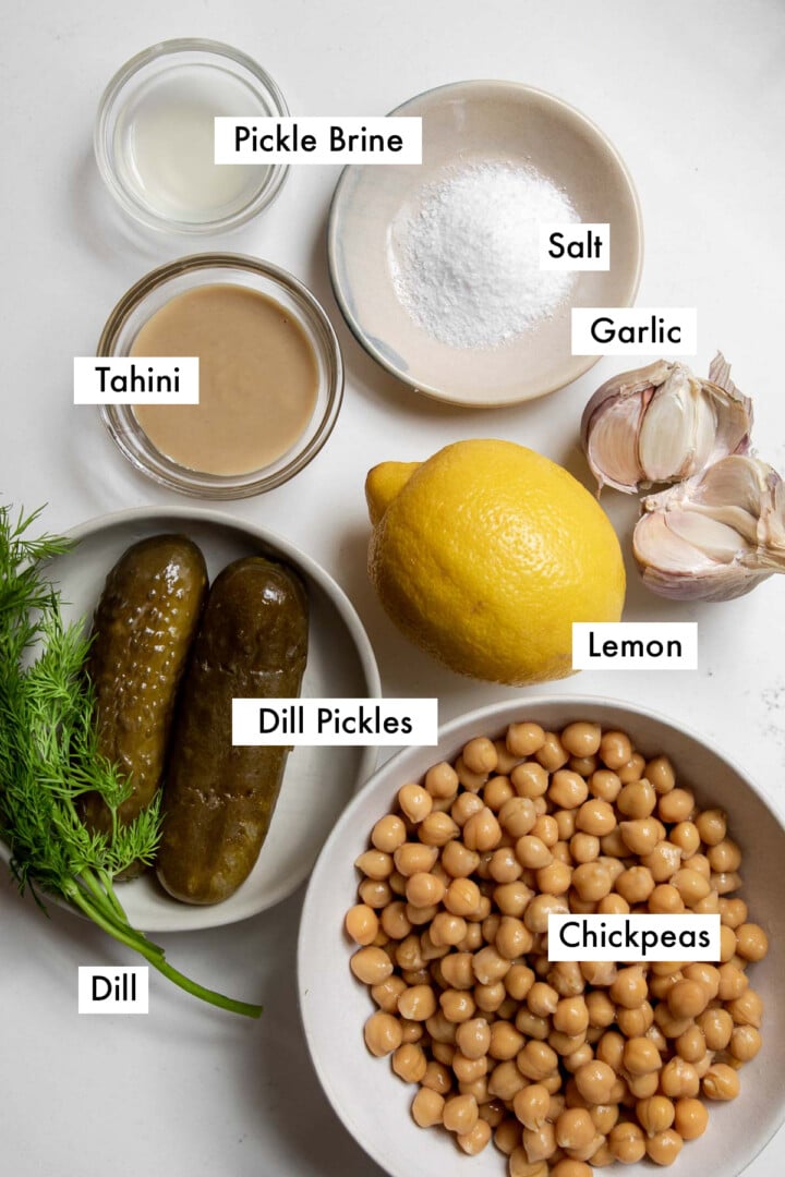 Dill Pickle Hummus - Chef Sous Chef