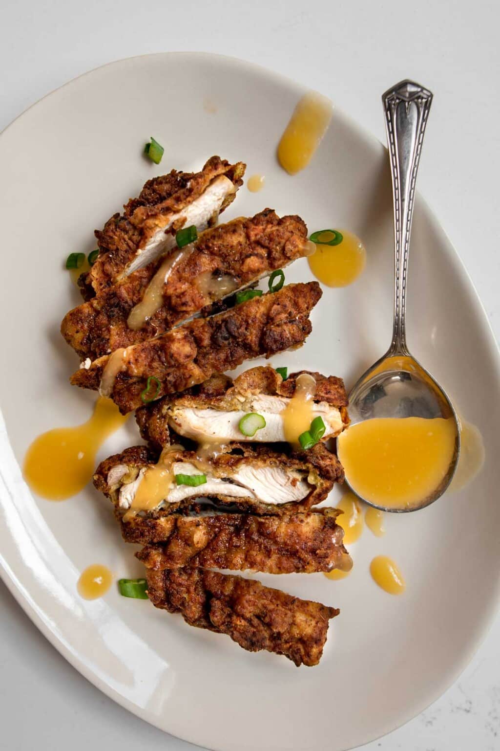 Spicy Curry Fried Chicken with Mango Sour - Chef Sous Chef
