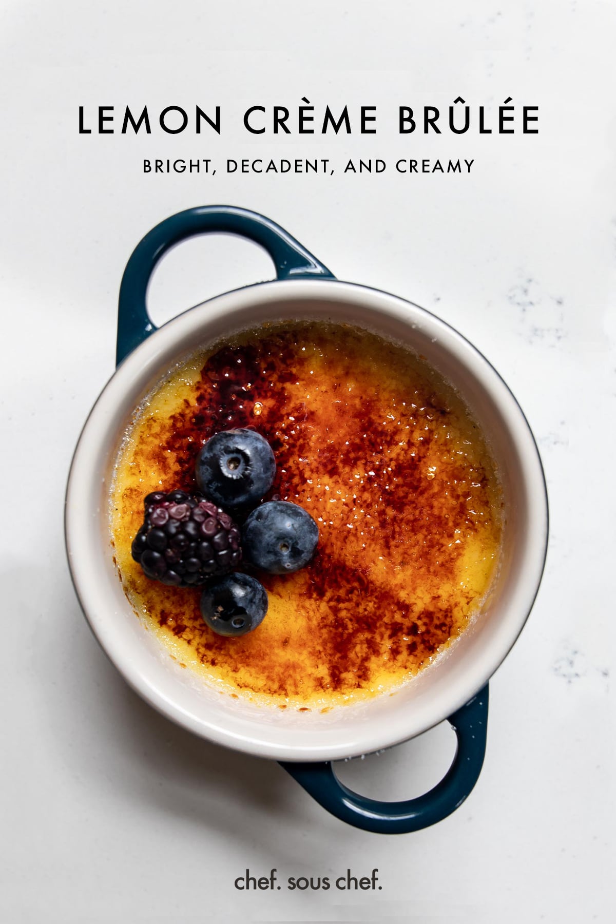 Lemon Crème Brûlée - Chef Sous Chef