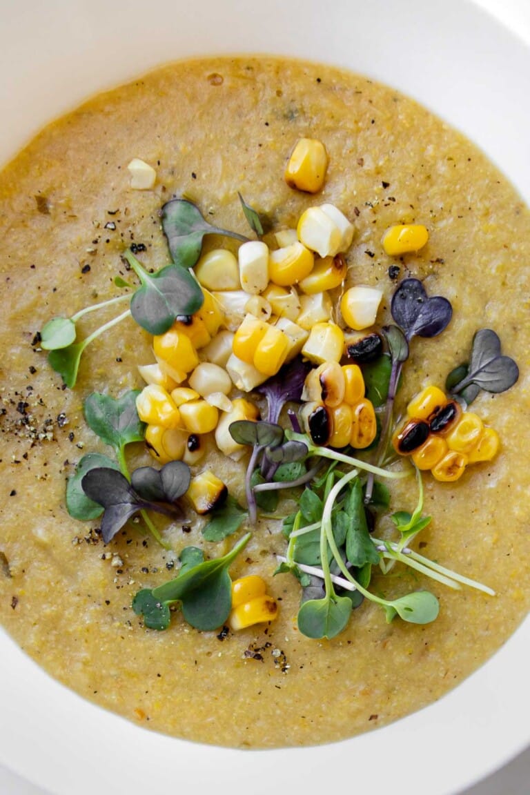 Dairy-Free Corn Chowder with Coconut Milk - Chef Sous Chef