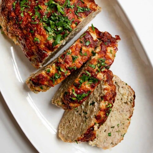 Chicken Meatloaf with Parmesan (Italian Meatloaf) - Chef Sous Chef